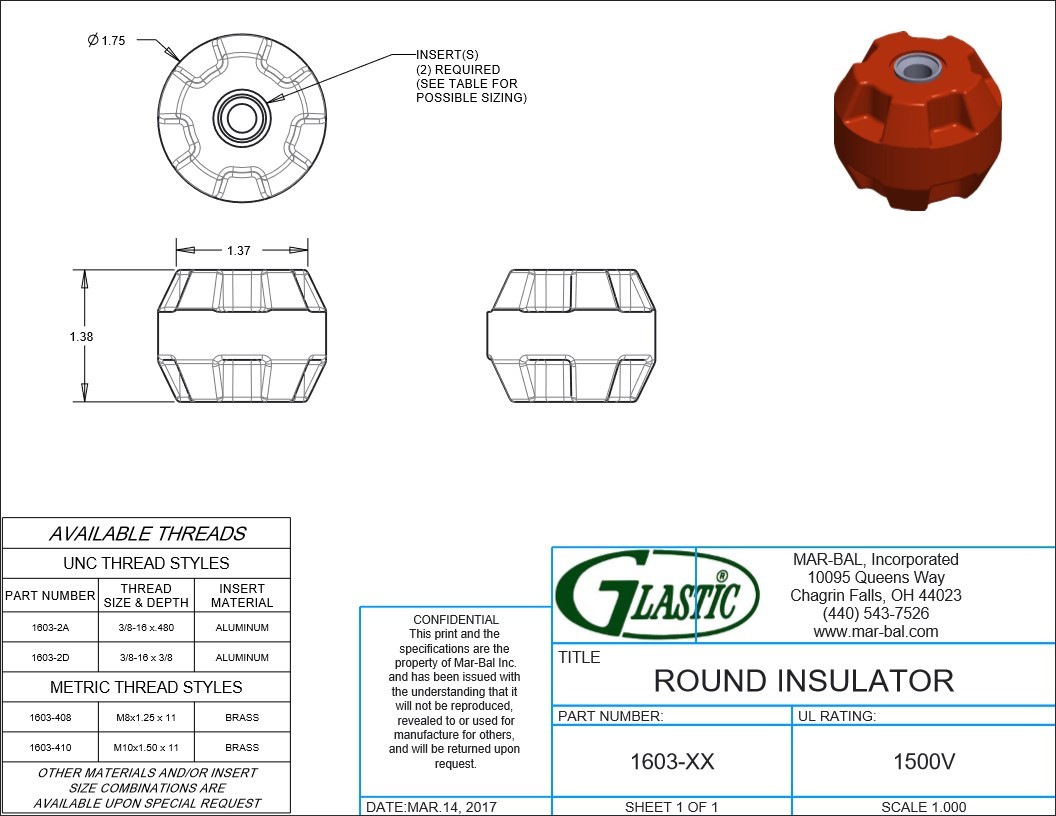 1603-408 - Mar-Bal, Inc.